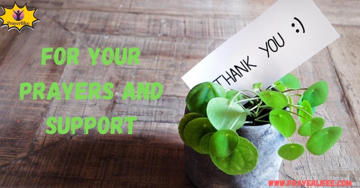 45 Heartwarming Thank You for Your Prayers Quotes & Messages